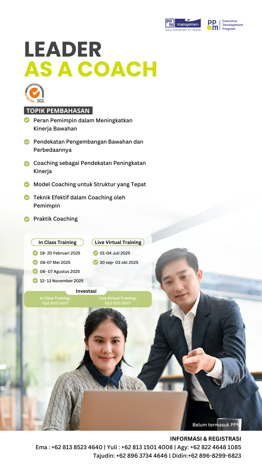 Leader as A Coach [In-Class Training] | PBP